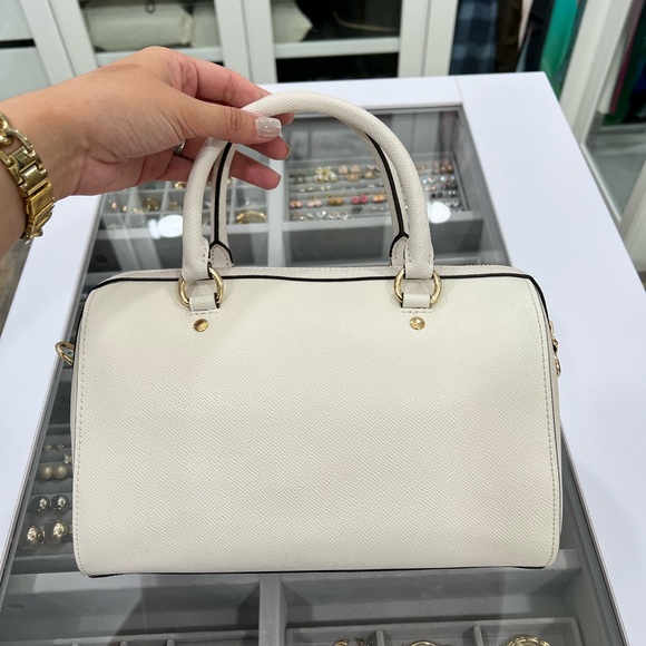 Coach | Bags | Coach Rowan Satchel In Chalk Color | Poshmark